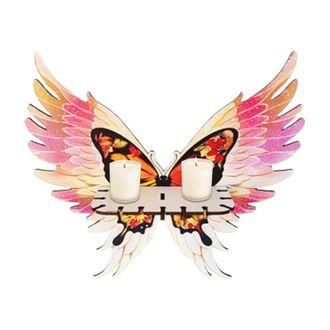 Generic Schmetterlingsfl&uuml;gel-Eckregal - Schmetterlingsf&ouml;rmiges Engelsfl&uuml;gel-, Ausstellungsst&auml;nder | Schwebende Aufbewahrungsregale, Boho-Wanddekoration f&uuml;r Wo