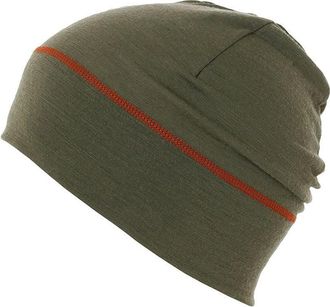Matt Light Merino Wool Beanie Strickm&uuml;tze (Oliv)