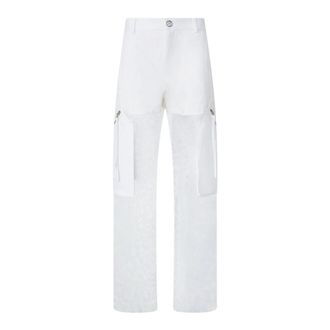 Pinko Hugo Hose Organza - - Trousers - Damen - Wei&szlig; - S