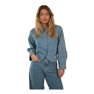Est'seven Damen, Jacken, Blau, LGr&ouml;&szlig;e