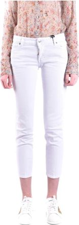 Dsquared2 S75Lb0603 Cropped Jeans - - Jeans - Damen - Wei&szlig; - XS