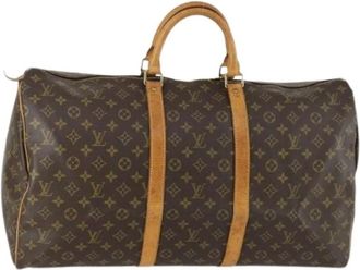 Louis Vuitton unisex, Pre-owned, Brun, Taille: ONE Size Sac Week-end en Toile Pre-owned