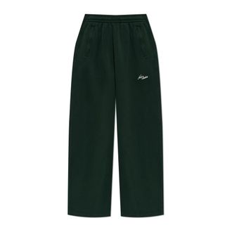 Acne Studios Fleece Logo Sweatpants - - Trousers - Herren - Gr&uuml;n - M