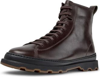 Camper Homme Brutus+ K300533 Bottines à Lacets, Marron foncé 002, 43 EU