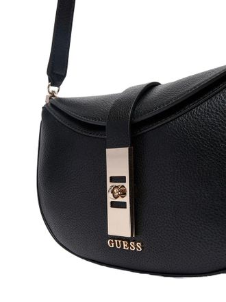 Guess Womens Shoulder Bag Black Polyurethane - Shoulder-Bags