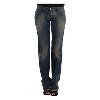 Costume National Femme, Jeans, Bleu, Taille: W28 Jean Jambe Droite