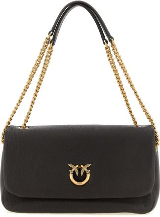 Pinko Braune Lammleder Schultertasche