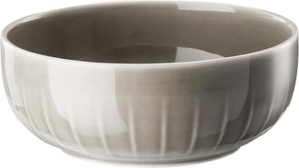 Rosenthal Arzberg Joyn Grey Ø 12 cm/Höhe 5 cm/ 0.38 L Schale, Porzellan, Grau, 13 x 12 x 6 cm