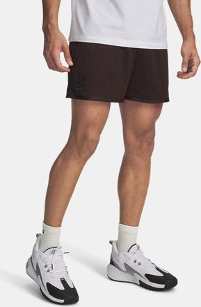 Under Armour Curry Splash Shorts (13 cm) für Herren Kona Braun / Schwarz XXL