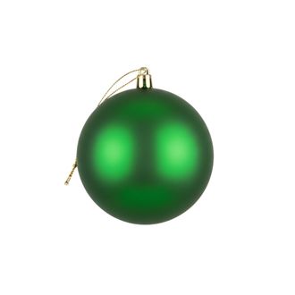 Shatchi 25 cm gro&szlig;e, dunkelgr&uuml;ne Weihnachtskugel, PVC, bruchsicher, Mattes Finish, Festliche Weihnachtsbaum-H&auml;ngedekoration, rundes Ornament f&uuml;r Ferienwohnung