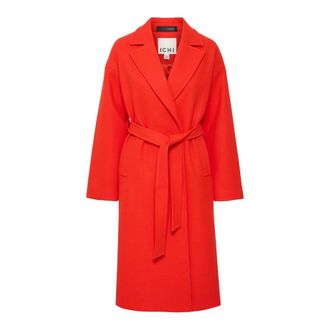 Ichi Ihjannet JA8 Coat - - Coats - Damen - Rot - 2XL