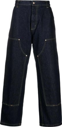 Carhartt Work in Progress Homme, Jeans, Bleu, Taille: L Pantalon à Double Genou pour Homme