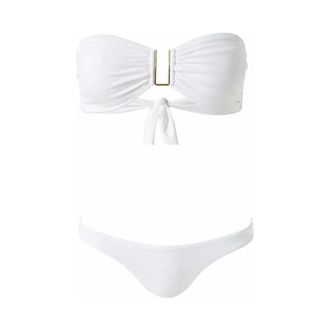 Melissa Odabash Femme, Maillots de bain, Blanc, Taille: 36 FR Barcelona Bikini Set