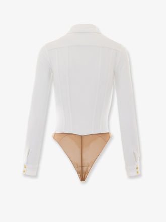 Elisabetta Franchi Womens Shirt Stretch Viscose White