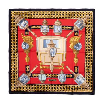 Herm&egrave;s T&uuml;cher & Schals - Scarf - Gr. unisize - in Blau - f&uuml;r Damen