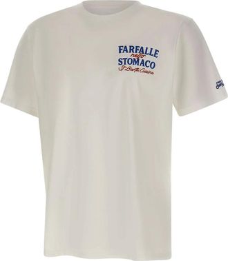 MC2 Saint Barth Homme, Tops, Blanc, Taille: XL T-shirt Portland Print
