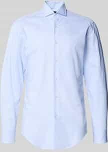 HUGO BOSS Slim Fit Freizeithemd aus reiner Baumwolle