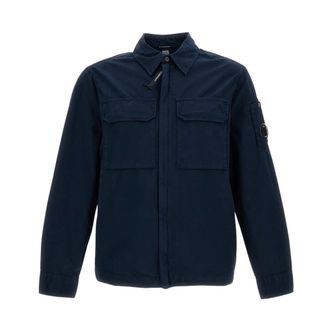 C.P. Company C.p. Company, Homme, Vestes, Bleu, Taille: L Cotton Jacket