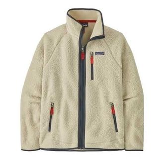 Patagonia Ms Veste en Polaire R&eacute;tro Pelican avec Bleu Smolder