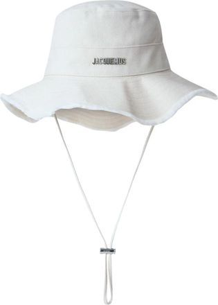 Jacquemus Homme, Accessoires, Blanc, Taille: 56 CM Le Bob Artichaut Chapeau Bob
