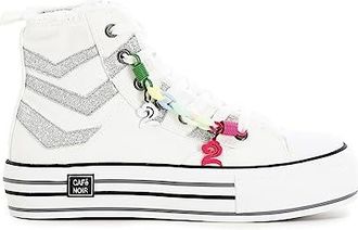 Cafènoir CAFENOIR Baskets pour femme, Blanc, 41 EU