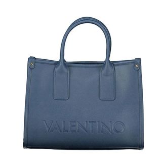 Valentino Polyethylen Handtasche mit texturierter Oberfl&auml;che - - Bags - Damen - Blau - ONE SIZE