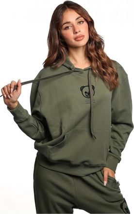 Moschino Femme, Sweatshirts et sweats &agrave; capuche, Vert, Taille: 42 FR Cotton Sweat &agrave; capuche