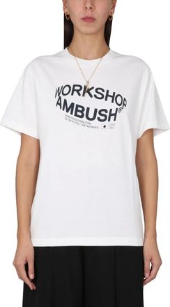 AMBUSH Ambush, Femme, Tops, Blanc, Taille: 38 FR T-Chemises