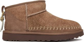 UGG Ugg, Femme, Chaussures, Beige, Taille: 36 EU Classic Ultra Mini Biarritz
