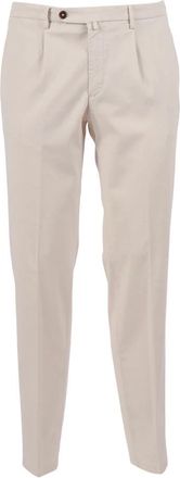 BRIGLIA 1949 Homme, Pantalons, Blanc, Taille: L Chinos