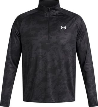 Under Armour Tech 2.0 1/2 Zip Homme, (007) Noir/Blanc, X-Large