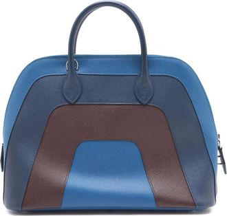 Hermès sac à bandoulière Rainbow Bolide 1923 30 en cuir Epsom (2020) - Bleu