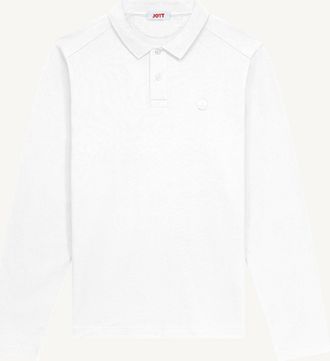 Jott Polo manches longues en coton Blanc Carlos - Taille S