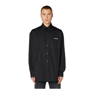 Off-white Shirt with Back Logo - - Shirts - Herren - Schwarzk - S