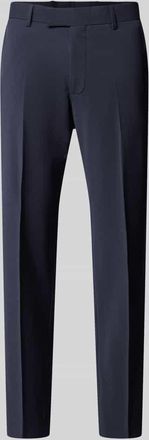 Strellson Regular Waist Business-Hose aus Wolle mit B&uuml;gelfalte