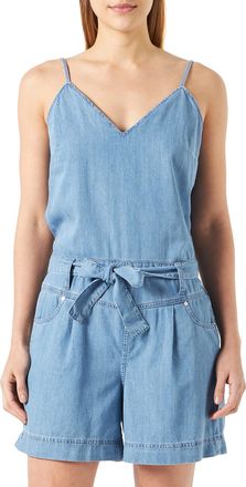 Pinko Damen Lotta Trainingsanzug Denim Fluid Kleid, Pje_Helle Wäsche, 36