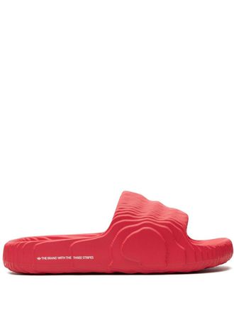 adidas claquettes Adilette 22 Scarlet - Rouge