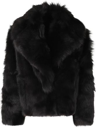 BLANCHA Toscana Shearling Jacke - - Jackets - Damen - Schwarzk - XS