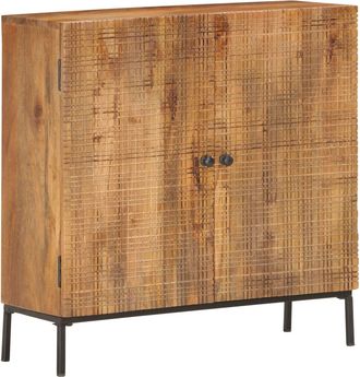 vidaXL Credenza 75x30x75 Cm In Legno Massello Di Mango Vidaxl