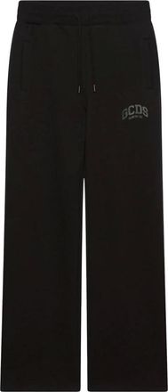 GCDS Gcds, Femme, Pantalons, Noir, Taille: 42 FR Logo Lounge Pantalons de surv&ecirc;tement