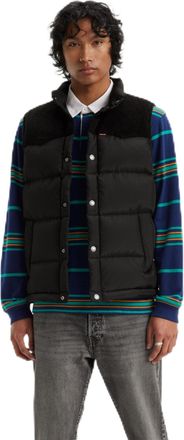 Levi's Herren Western Super Puffer Vests_Men, Meteorite, M