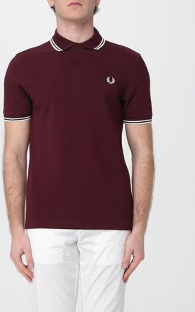 Fred Perry Polo FRED PERRY Herren Farbe Burgunderrot