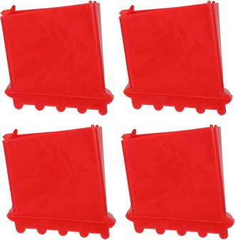 Artibetter 4 St&uuml;ck rutschfeste Gummif&uuml;&szlig;e f&uuml;r Klappleitern Bodenschoner 5 X 5 X 2,5cm Verschlei&szlig;feste Leiter Ersatzf&uuml;&szlig;e Schutz f&uuml;r Holz und Fliesenb&ouml;den
