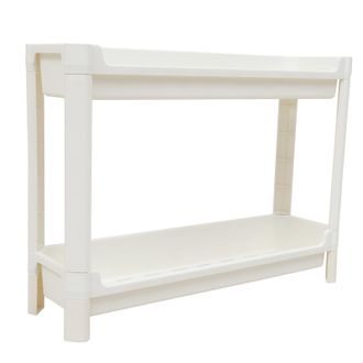 BESPORTBLE Mehrschichtiges Kunststoff Badregal Eckregal f&uuml;r Badezimmer und Wohnzimmer Bodengestell mit Bel&uuml;ftung Leichtes Aufbewahrungsregal f&uuml;r Kosmetik und Dus