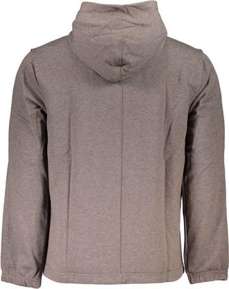 Calvin Klein Cotton-Blend Hooded Sweatshirt - Brown