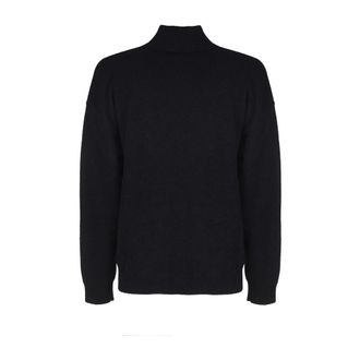 Laneus Homme, Pulls, Noir, Taille: XL Pull &agrave; Col Montant
