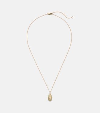 Stone and Strand Choker The Shadow en or 10 ct et diamants