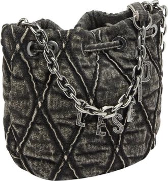 Diesel Femme, Sacs, Noir, Taille: ONE Size Charm-D Bucket S