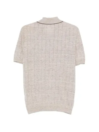 PESERICO Mens Buttoned Collared Knitwear Ss26 M