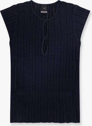 Pinko Tofane ribbed viscose blend sweater - PINKO - gender_Woman